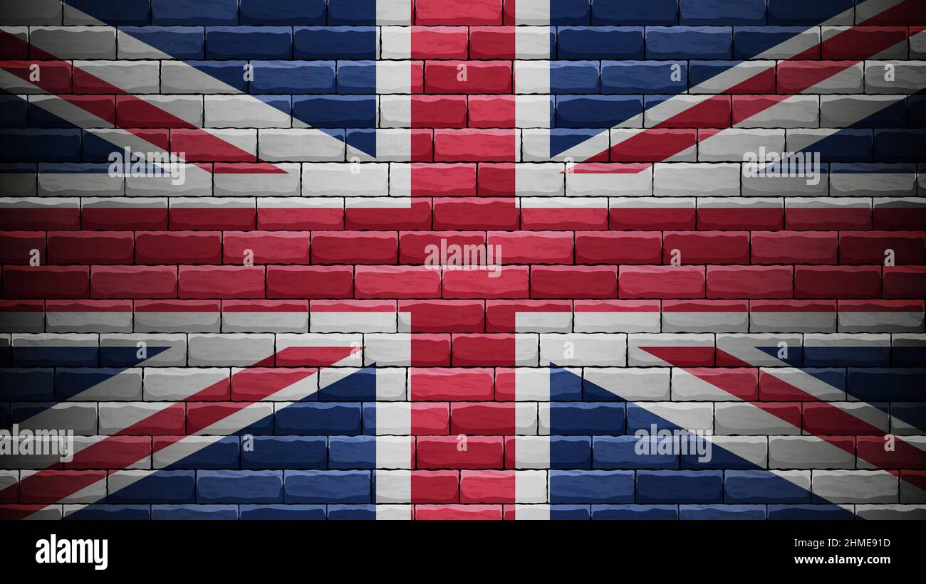 Red wall england flag Stock Vector Images - Alamy