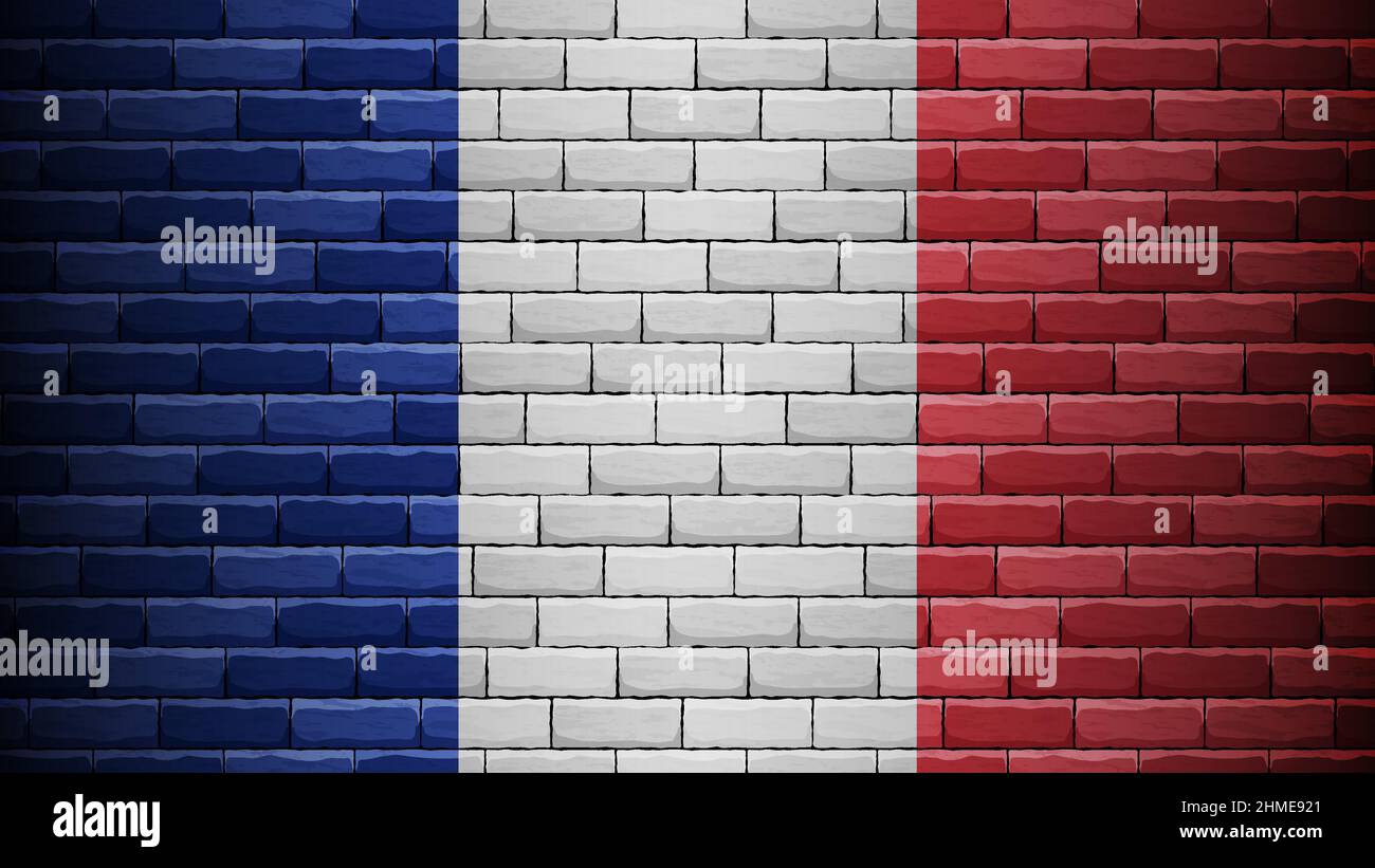 EPS10 Vector Patriotic background with France flag colors. An element ...