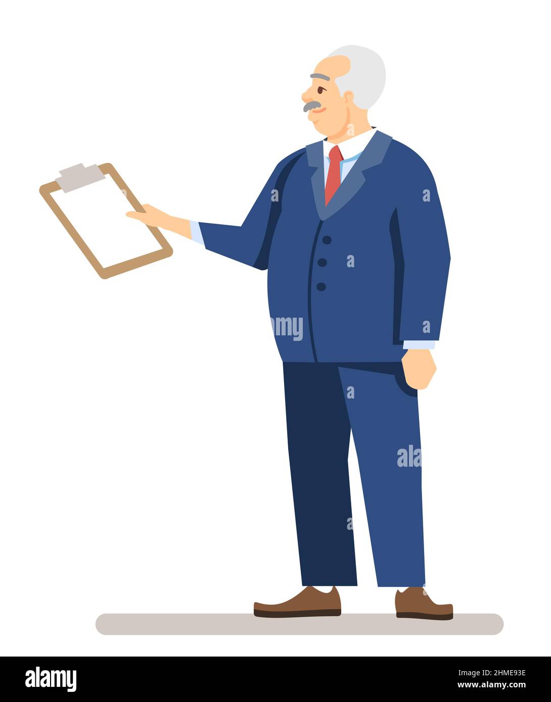 Managing director semi flat RGB color vector illustration Stock Vector ... Managing director semi flat RGB color vector illustration Stock Vector ...