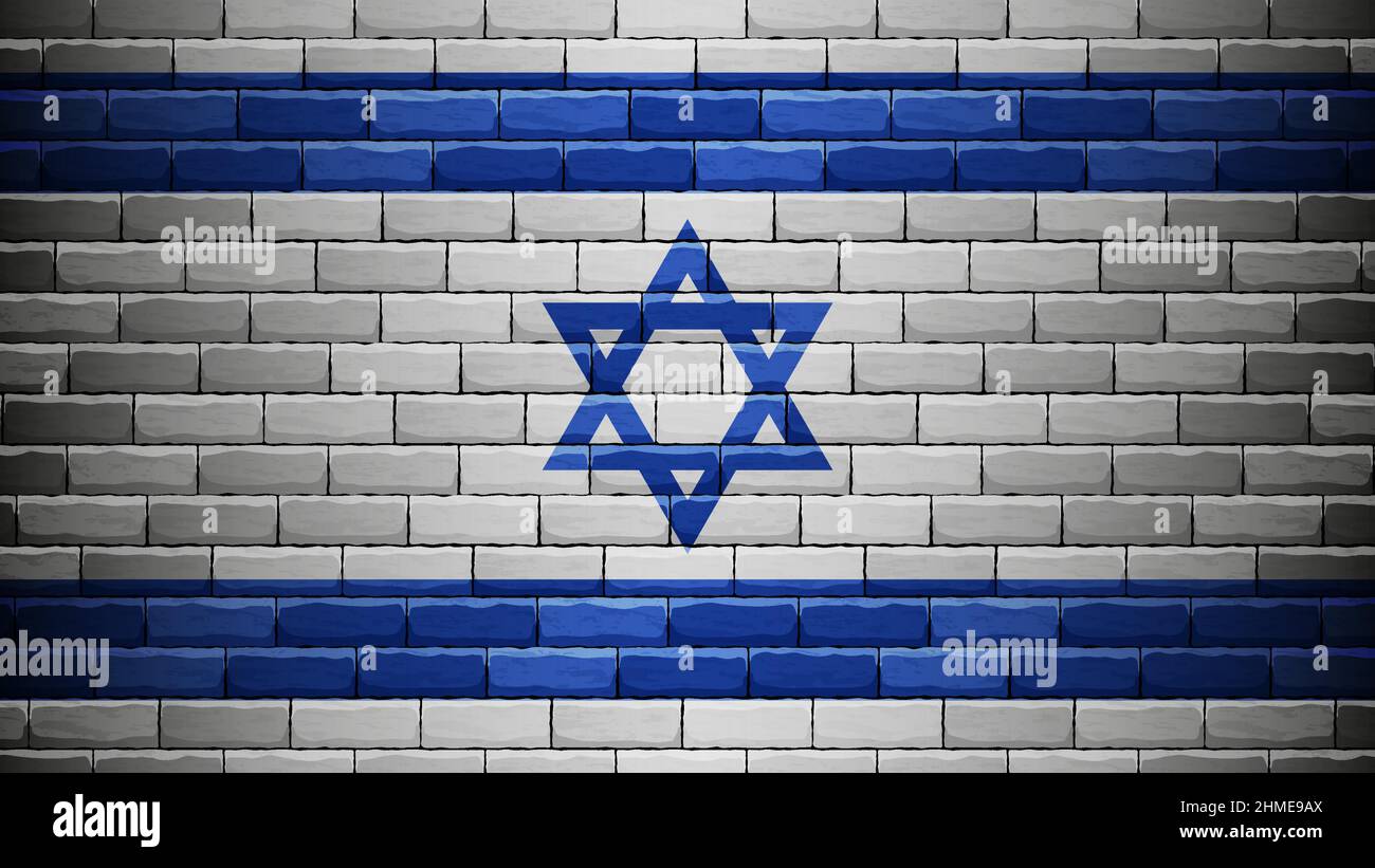 EPS10 Vector Patriotic background with Israel flag colors. An element ...