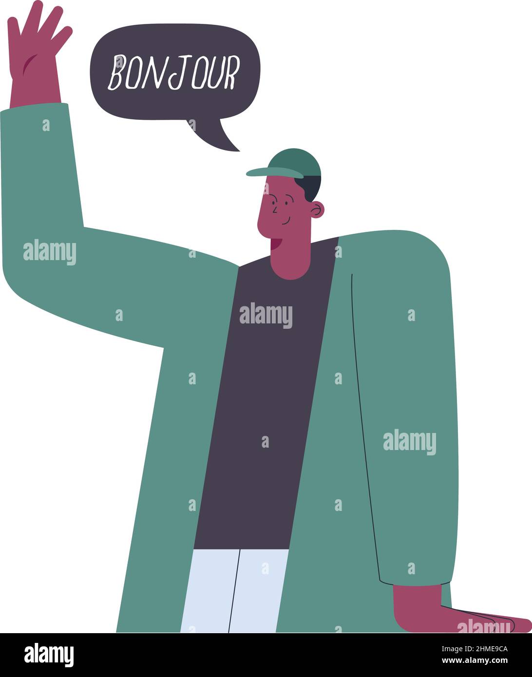 French man speech bubble hi-res stock photography and images - Alamy