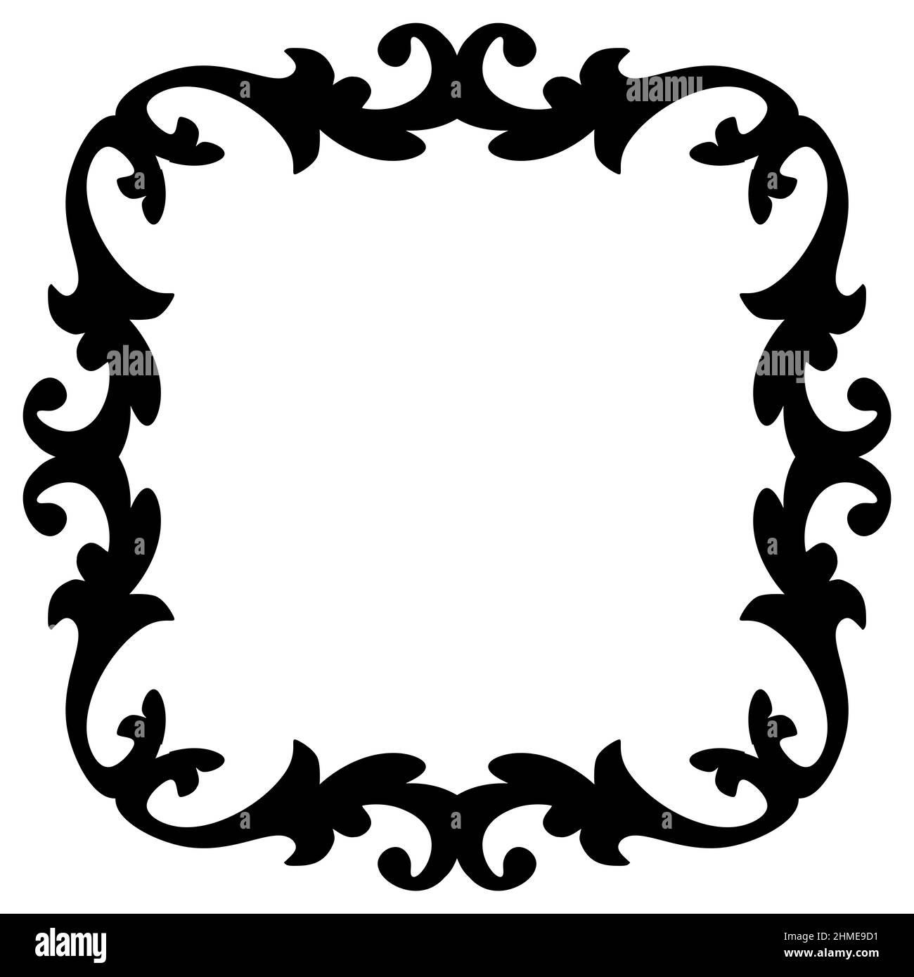 Borders outline graphic Black and White Stock Photos & Images - Alamy