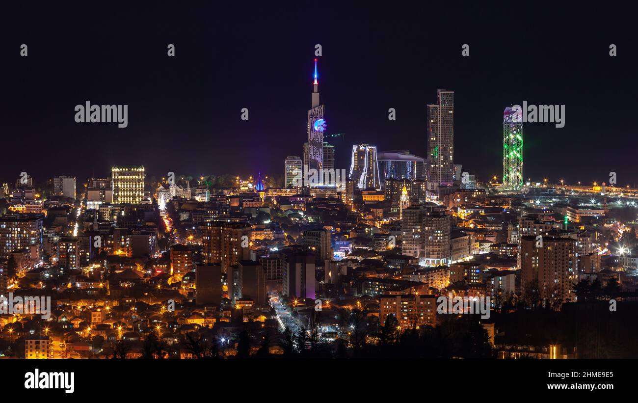 Batumi, Georgia - 31 December, 2021: Aerial View Of Urban Cityscape of ...