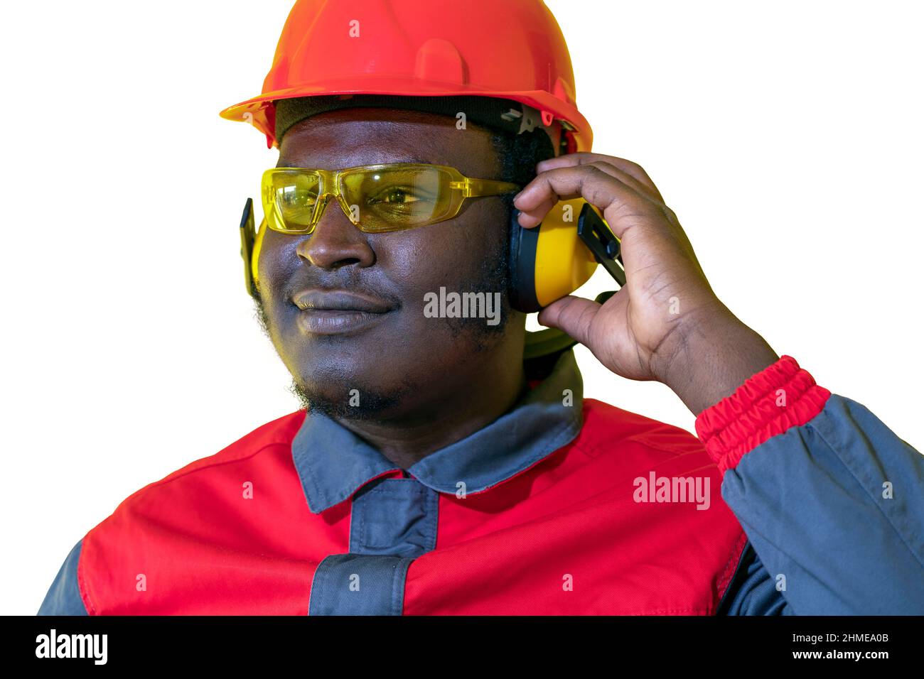 Young african american worker hi-res stock photography and images - Alamy