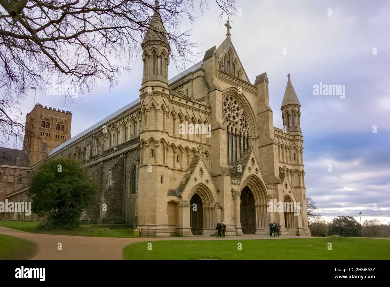St. Albans Cathedral also known as St. Albans Abbey, St. Albans ...