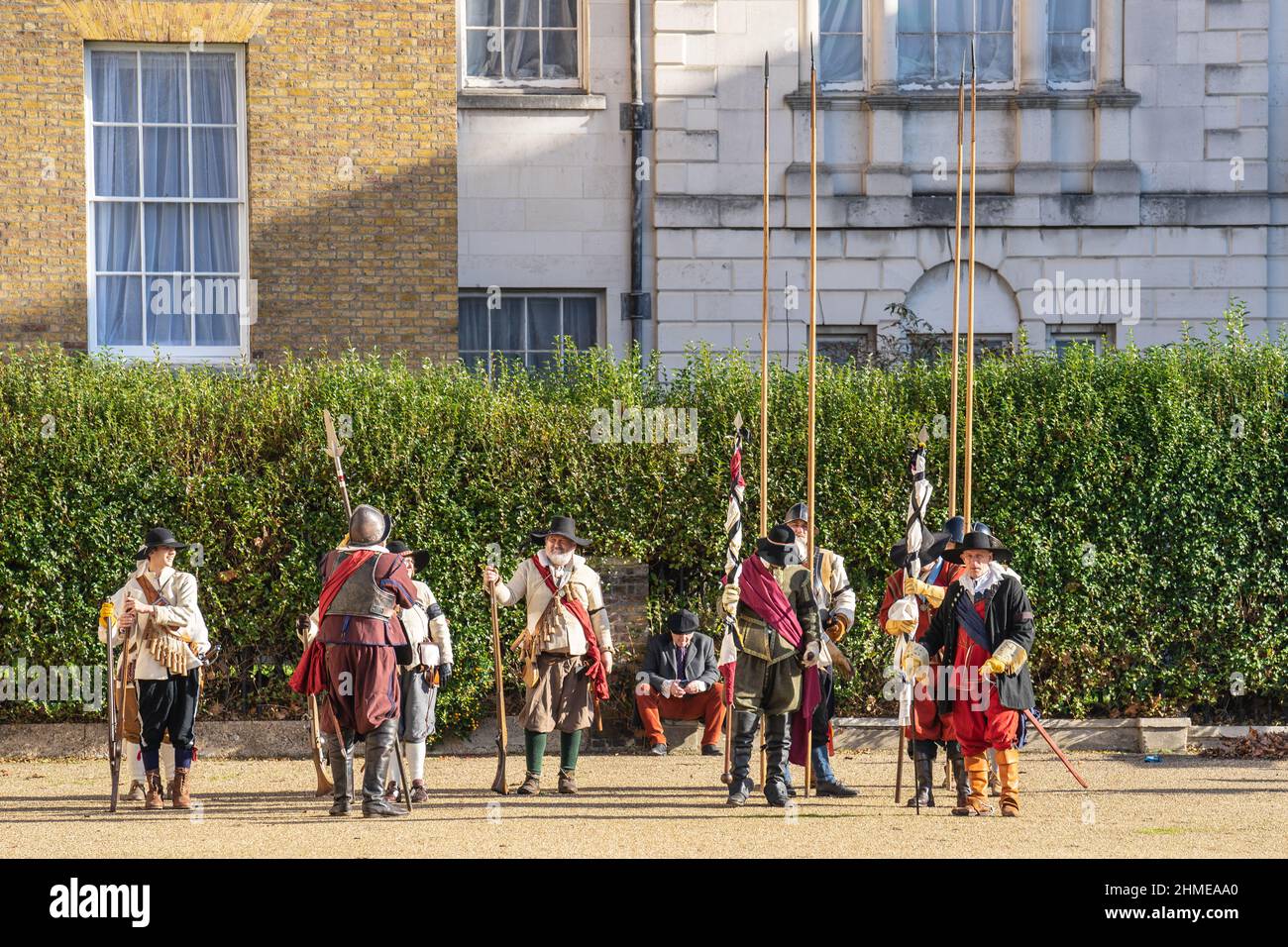The Kings Army, part of the English Civil War Society. 50th Anniversary ...