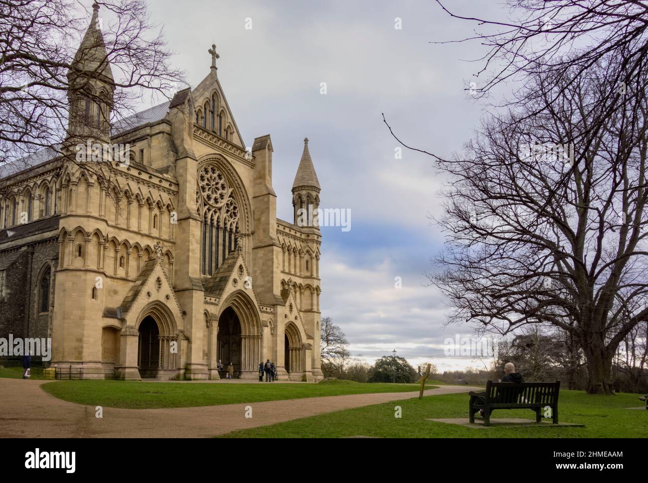 St. Albans Cathedral also known as St. Albans Abbey, St. Albans ...