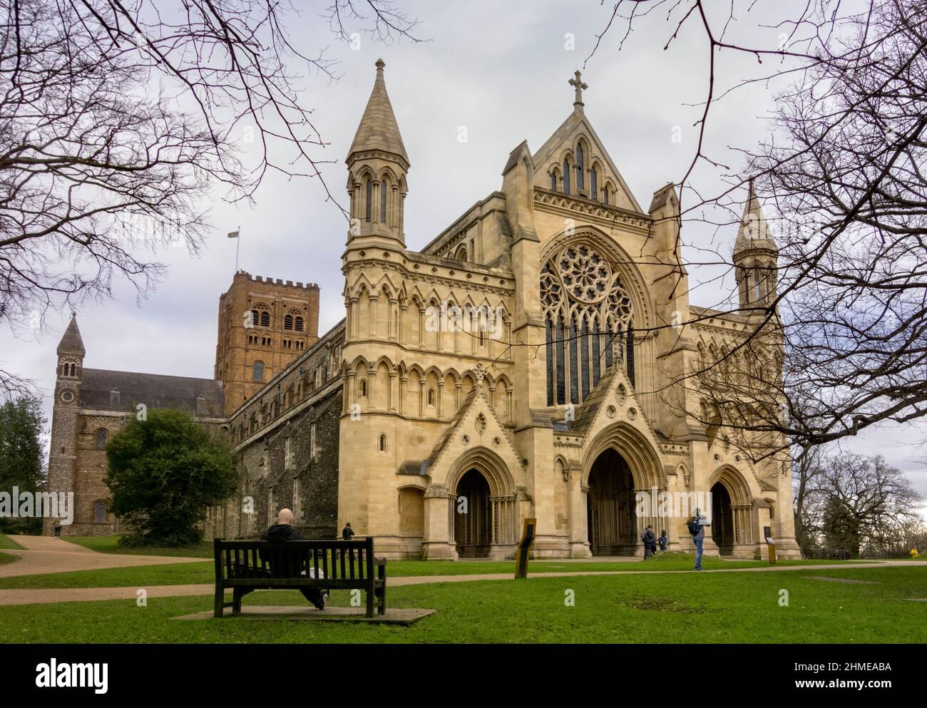 St. Albans Cathedral also known as St. Albans Abbey, St. Albans ...