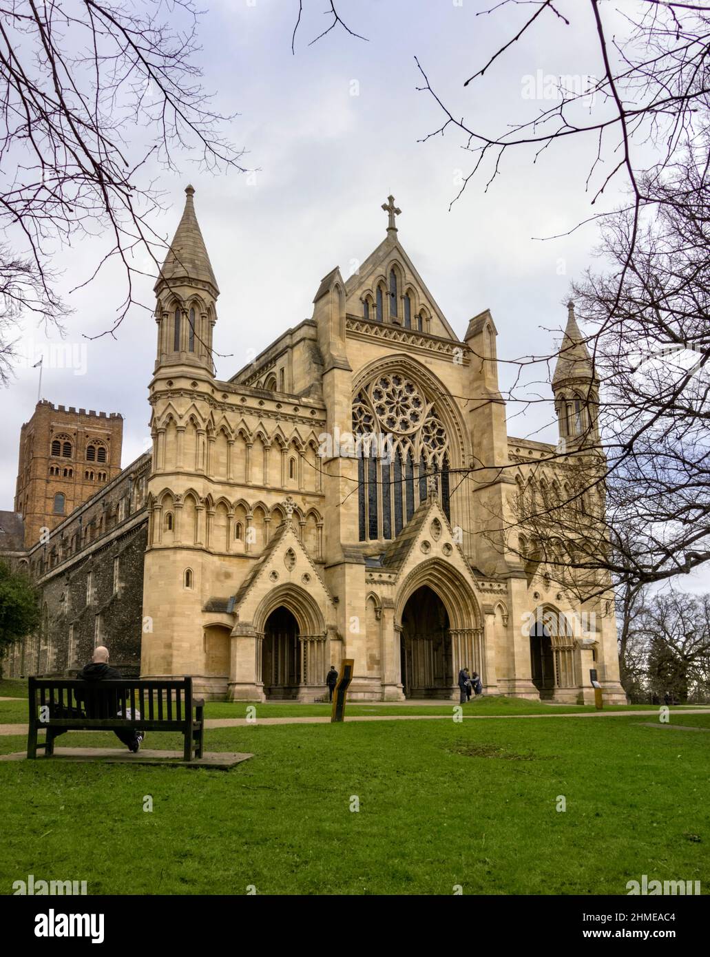 St. Albans Cathedral also known as St. Albans Abbey, St. Albans ...