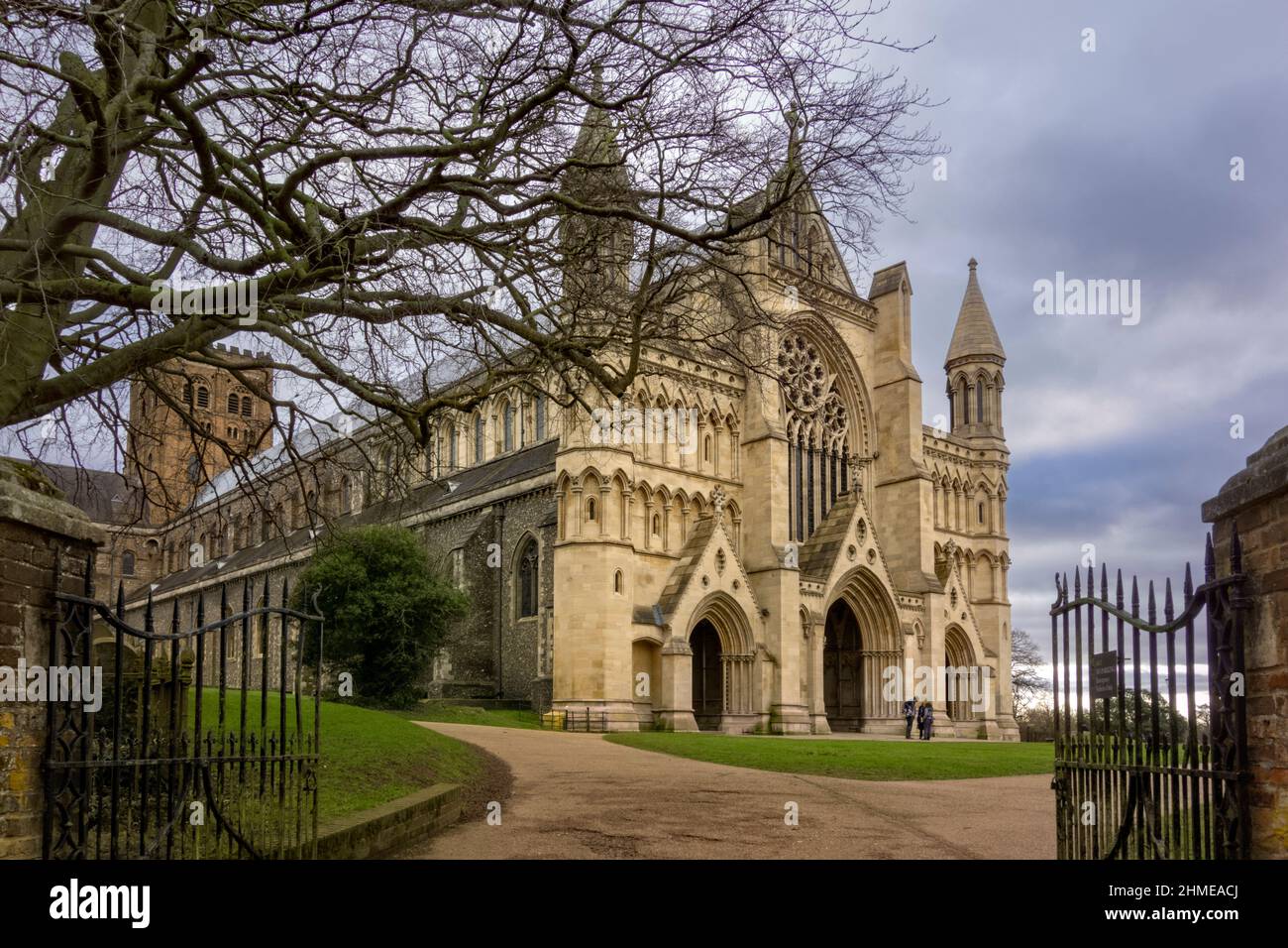 St. Albans Cathedral also known as St. Albans Abbey, St. Albans ...