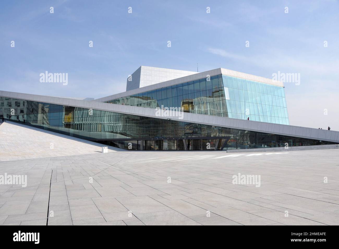 Exterior view of Oslo's Opera house, Norway Stock Photo - Alamy
