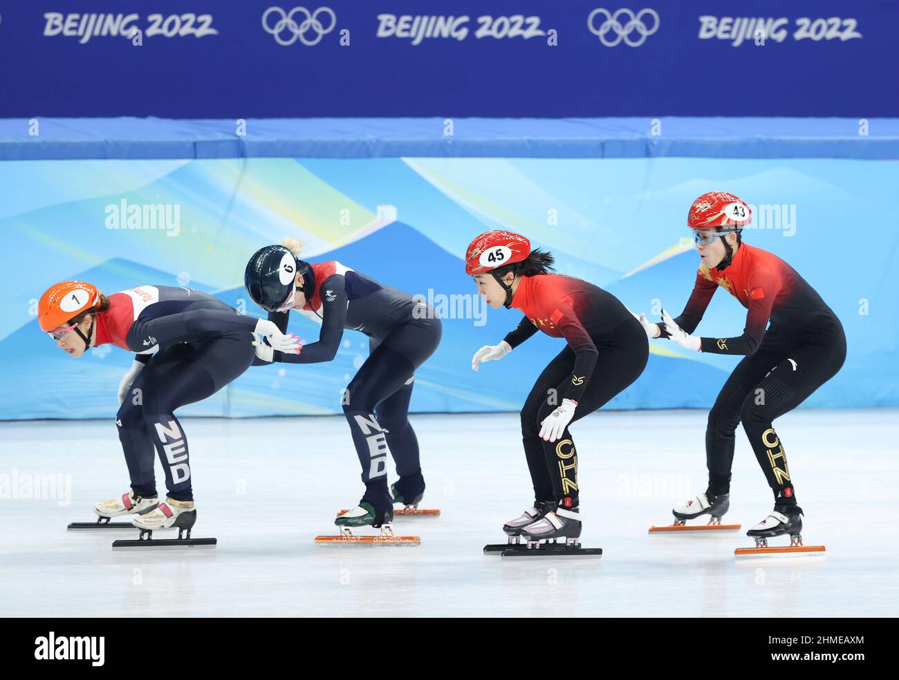 Beijing, China. 9th Feb, 2022. Suzanne Schulting and Xandra Velzeboer ...