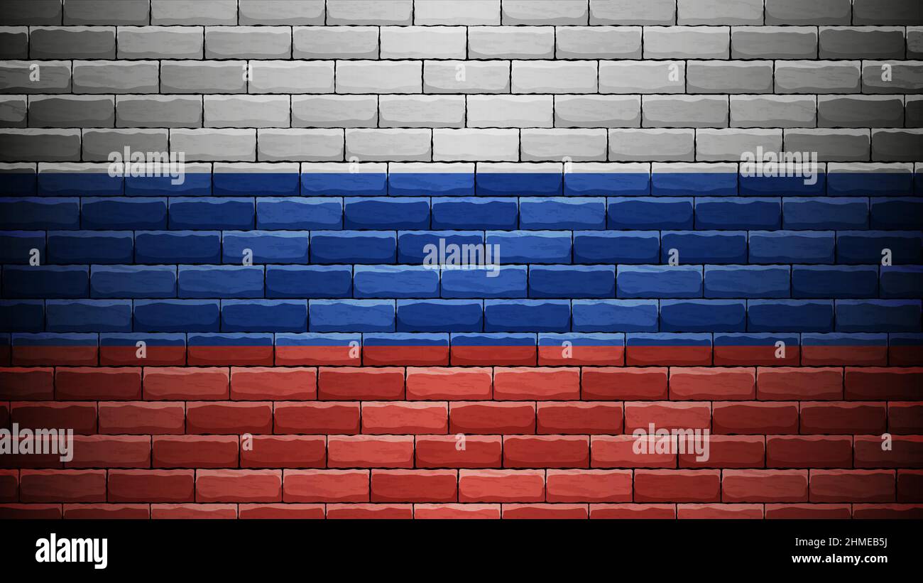 EPS10 Vector Patriotic background with Russia flag colors. An element ...