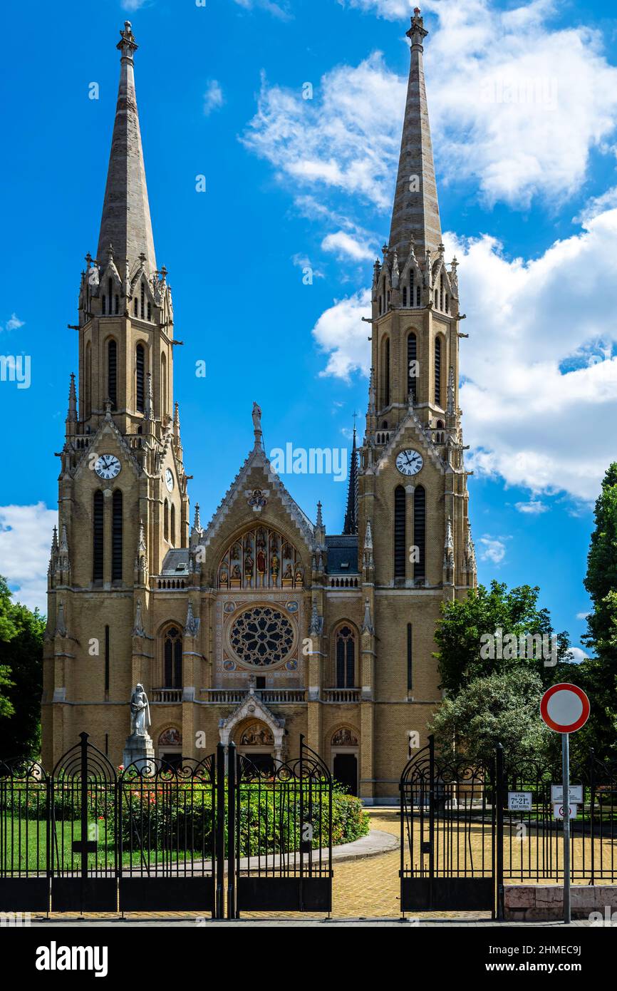 Church of St. Elizabeth of Arpad in Budapest, Hungary. Catholic church ...