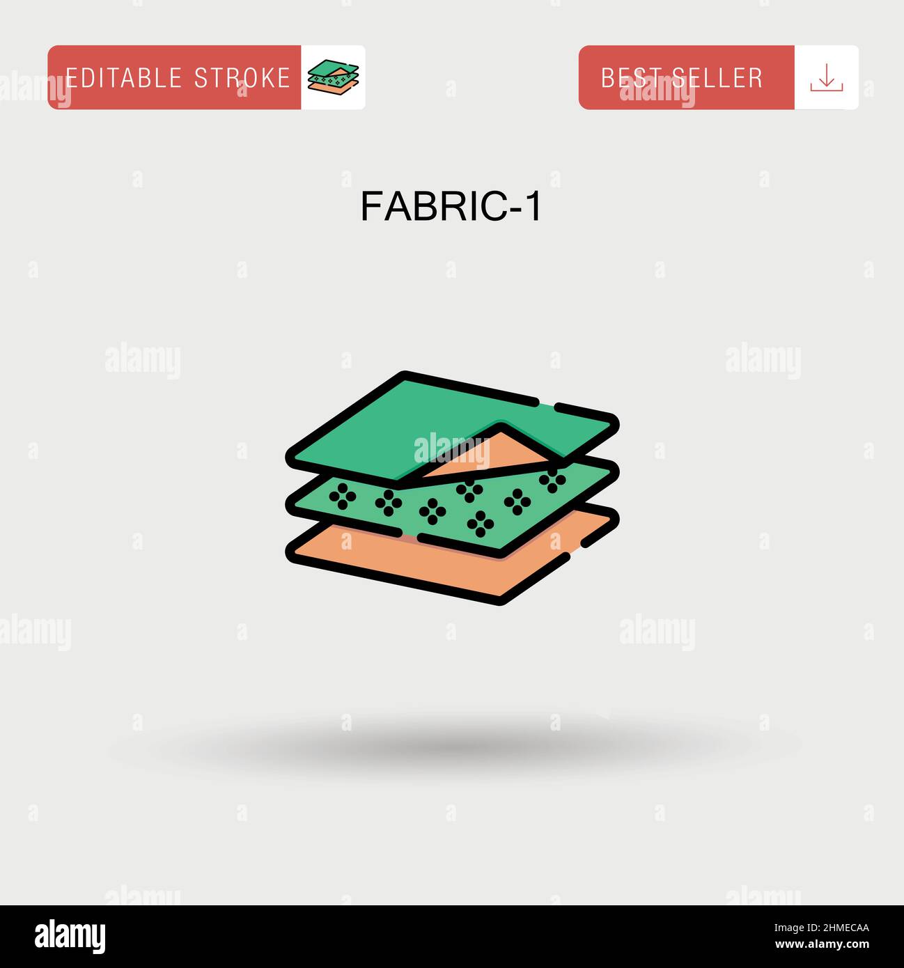 Fabric textile icon simple hi-res stock photography and images - Alamy