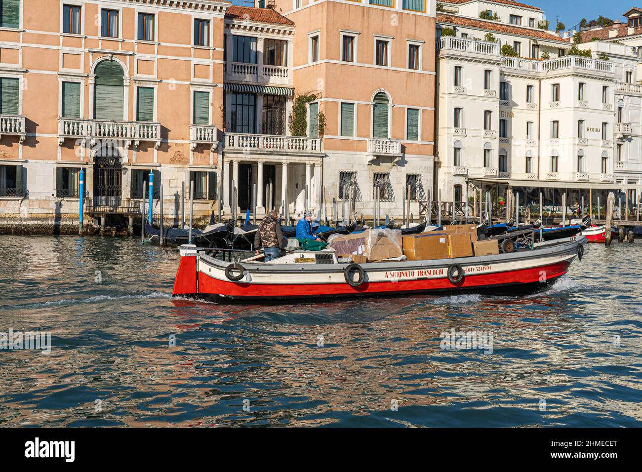 Fbruary 2022, Grand Canal, Venice, Italy Stock Photo - Alamy