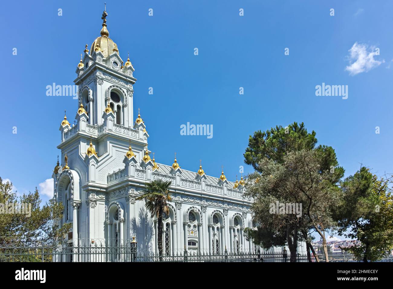 ISTANBUL, TURKEY - JULY 27, 2019: Bulgarian Orthodox Saint Stephen ...
