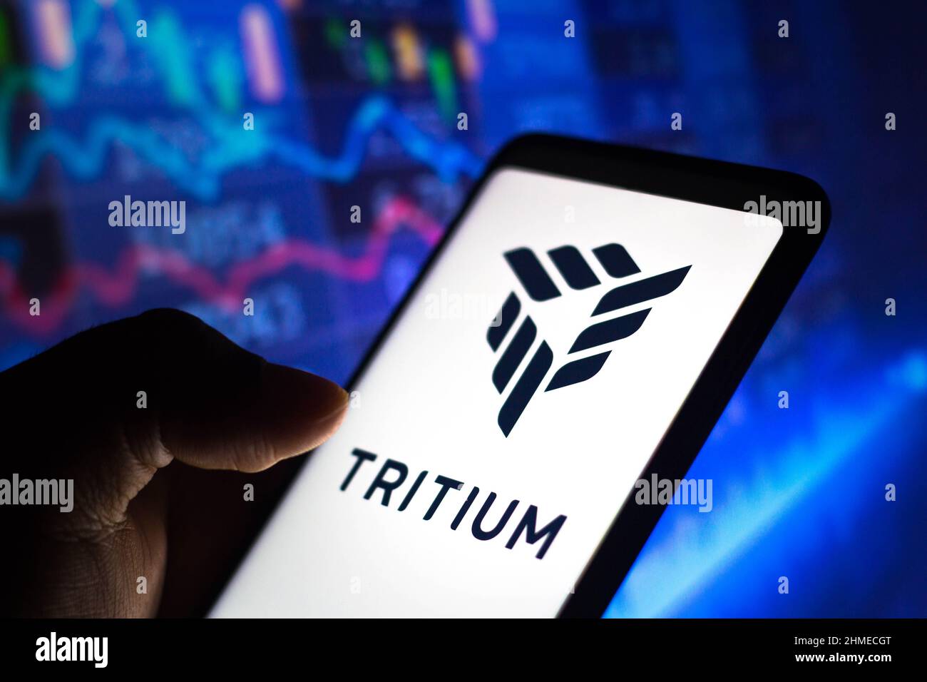 Brazil. 9th Feb, 2022. In this photo illustration the Tritium DCFC ...