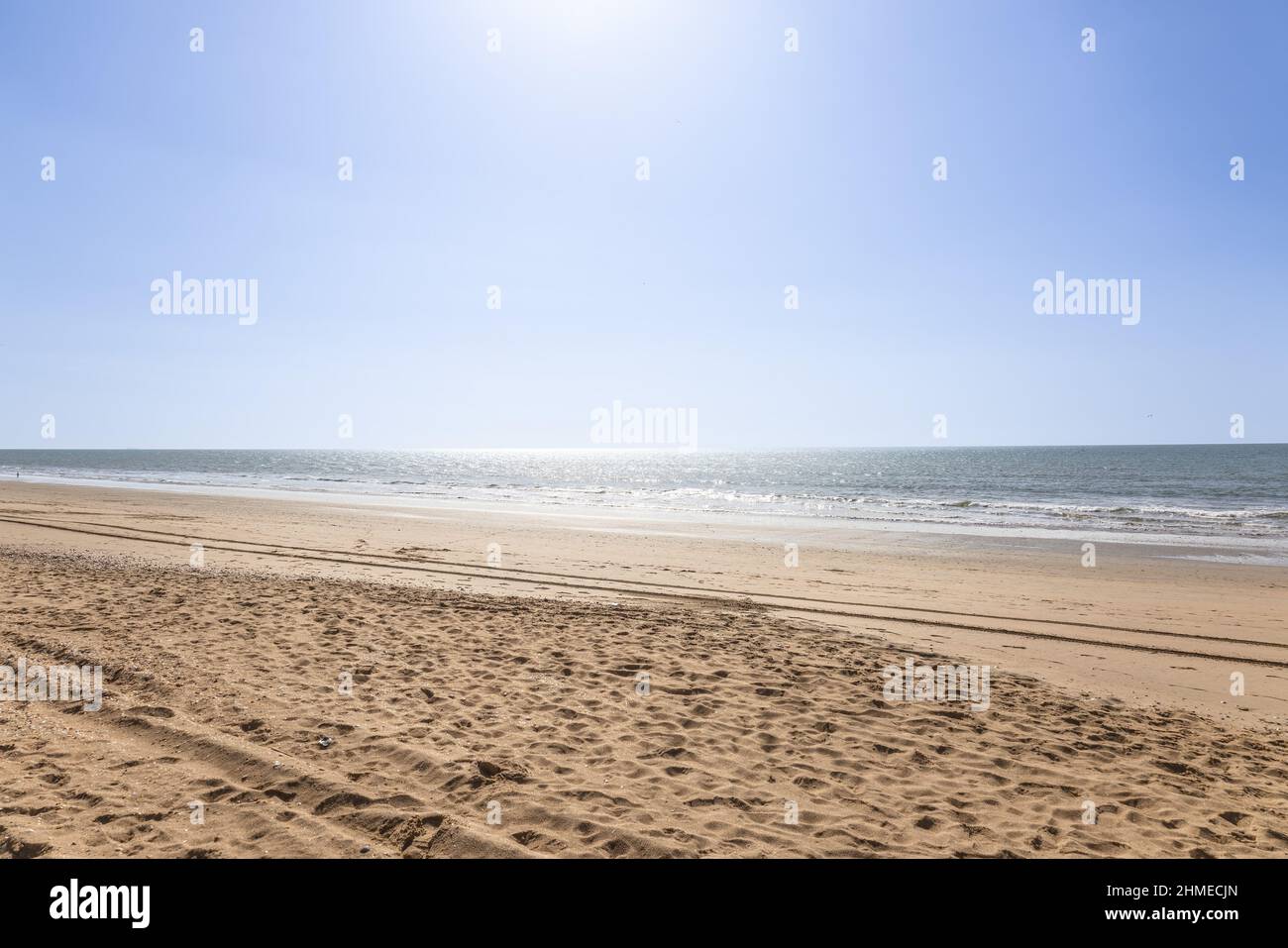 View of Punta Umbria beach in Huelva, Spain Stock Photo - Alamy