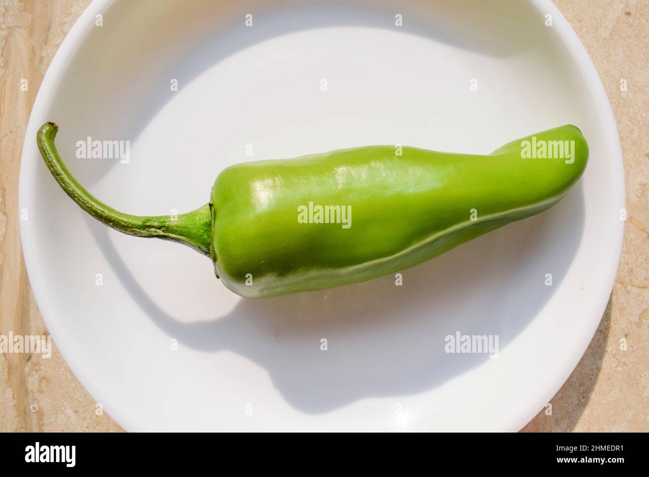 Fresh organic Green chilli not so hot and used to prepare Mirchi ka ...