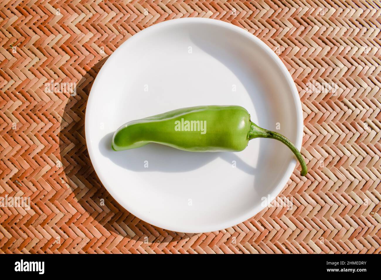 Fresh organic Green chilli not so hot and used to prepare Mirchi ka ...