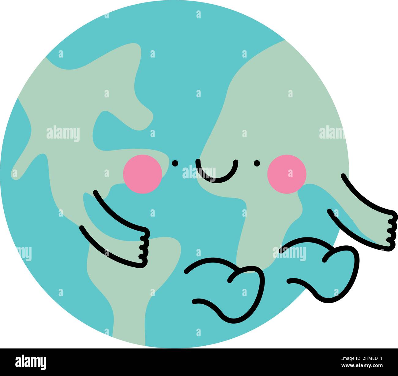 cute world planet kawaii comic character Stock Vector Image & Art - Alamy