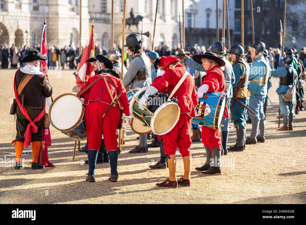 The Kings Army, part of the English Civil War Society. 50th Anniversary ...