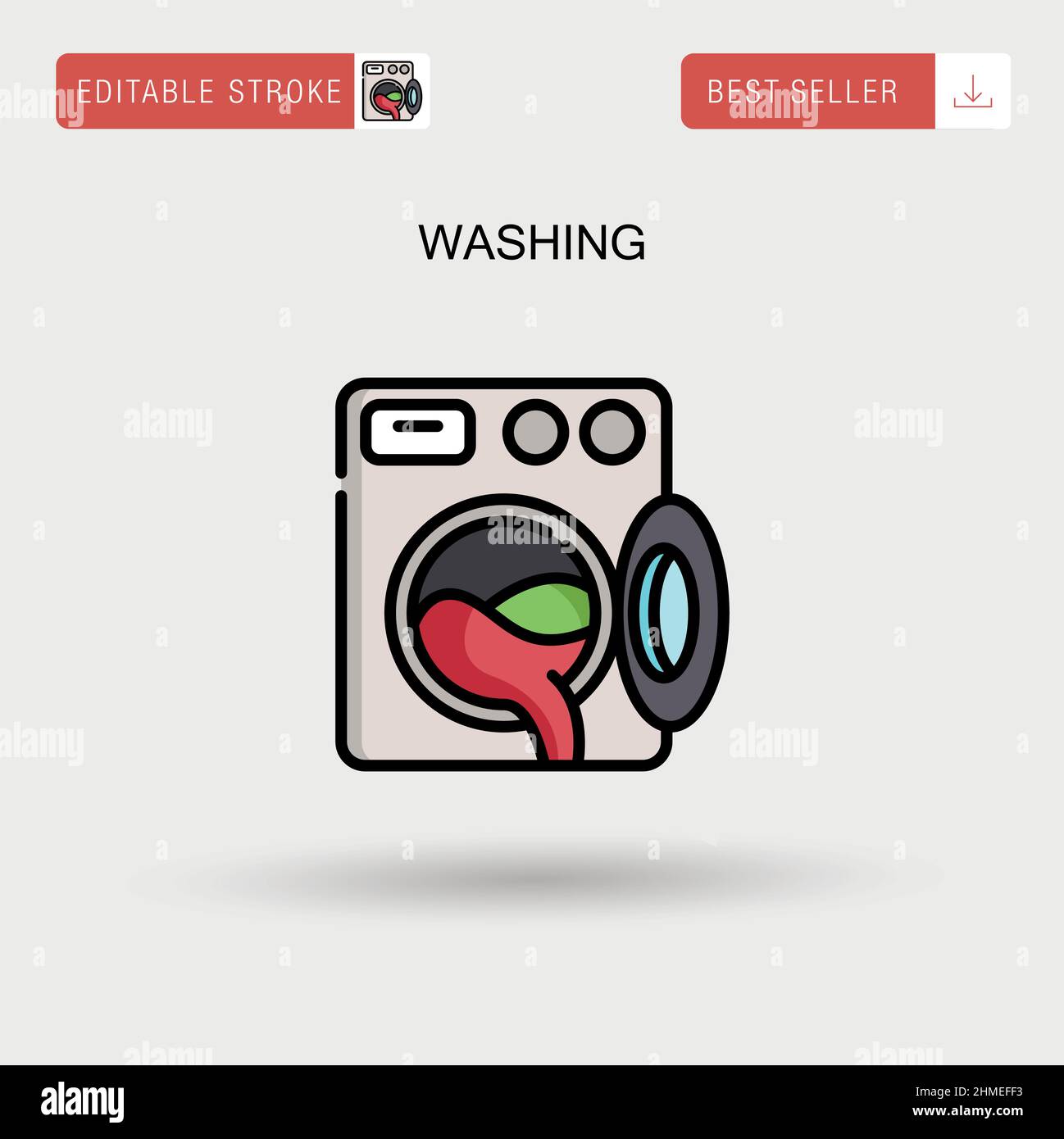 Washing Simple vector icon Stock Vector Image & Art - Alamy