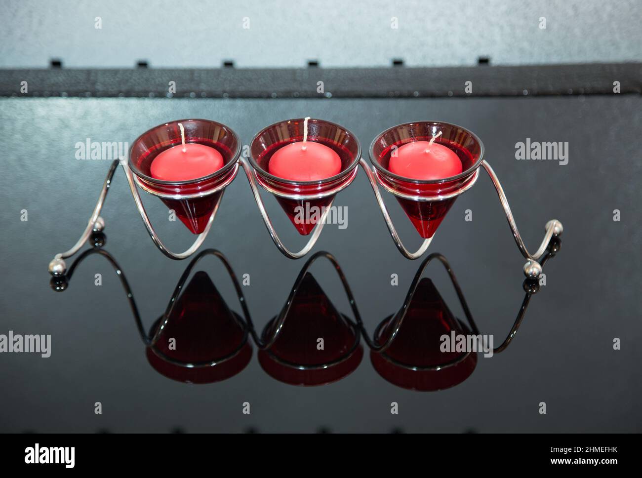 Candlestick on three candles hi-res stock photography and images - Alamy