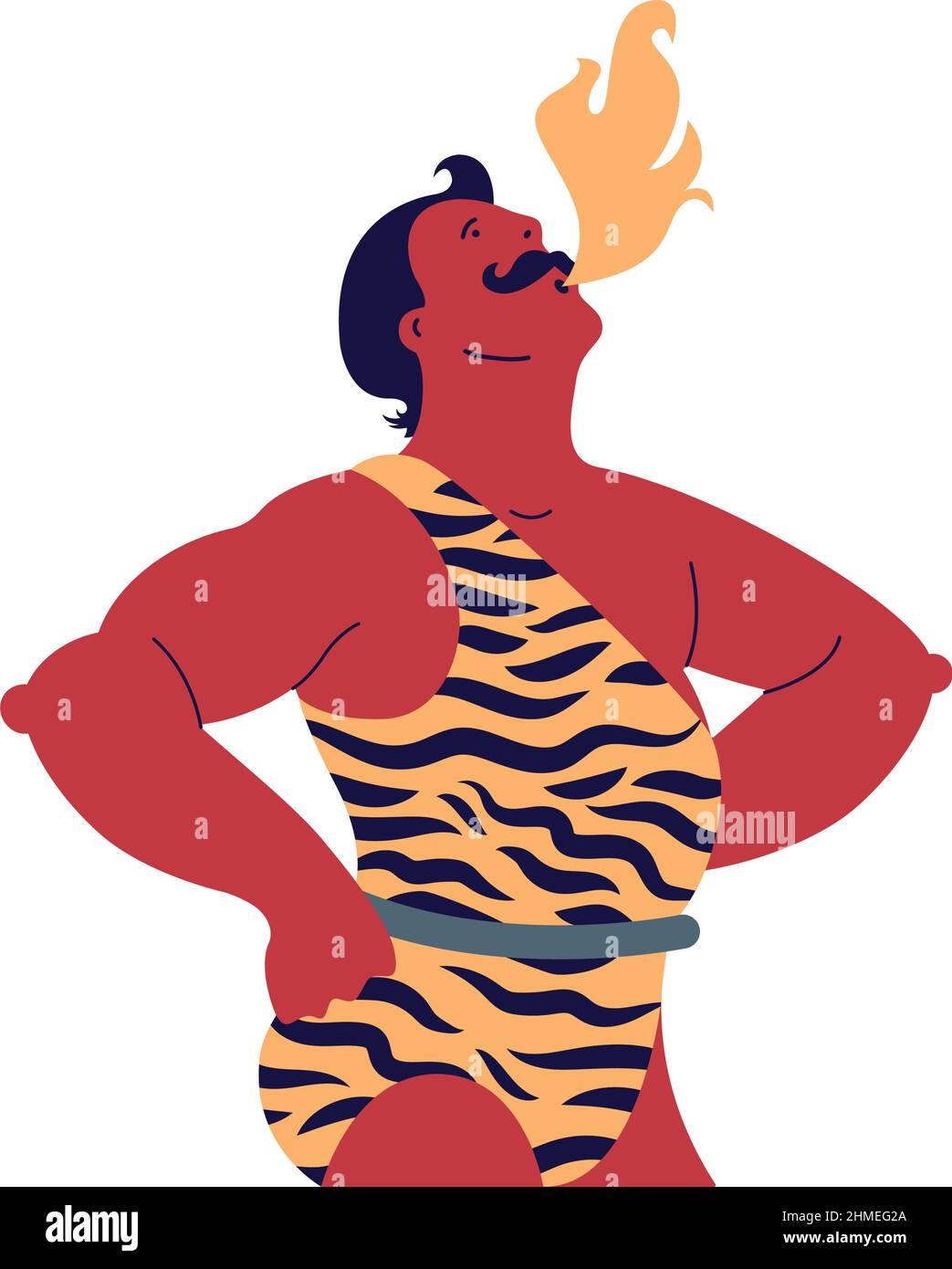 Fire eater show Stock Vector Images - Alamy