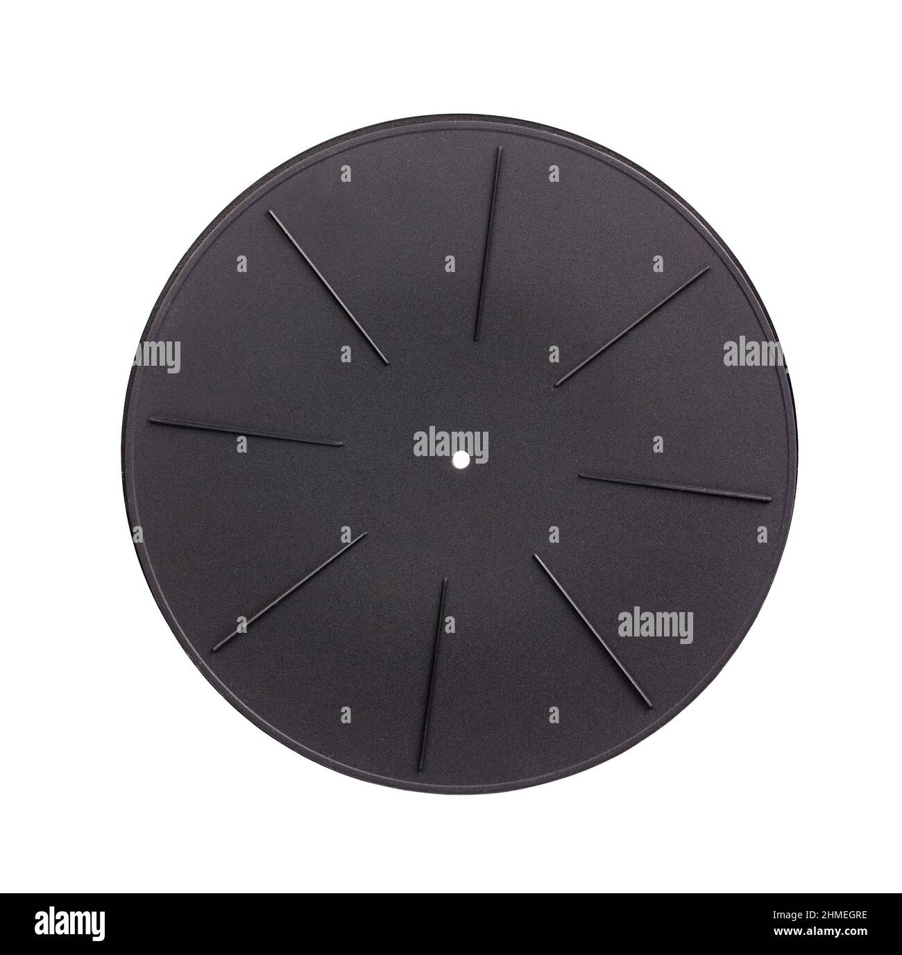 Rubber disc of analog music player. Isoladet on a white background ...