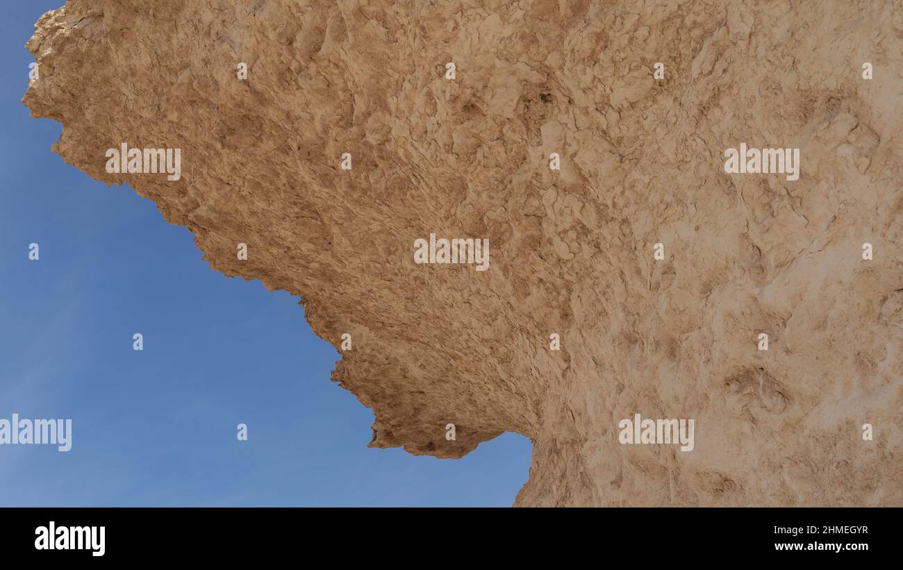 Zekreet ,Qatar- December 12,2021 : Mushroom shaped limestone rokcs in ...