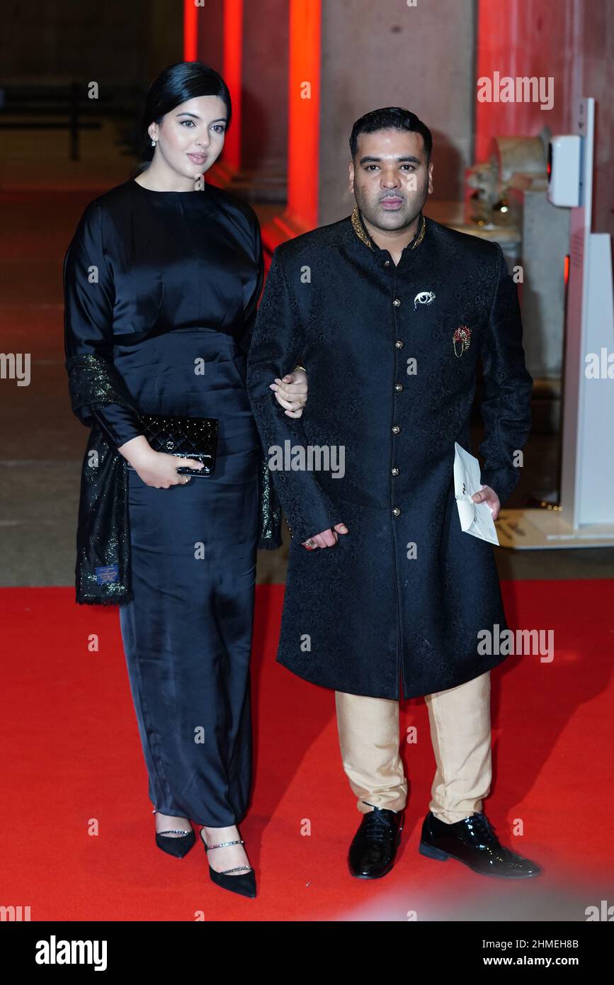 Shahid Khan, better known as Naughty Boy arrives with Aisha Shaban for ...
