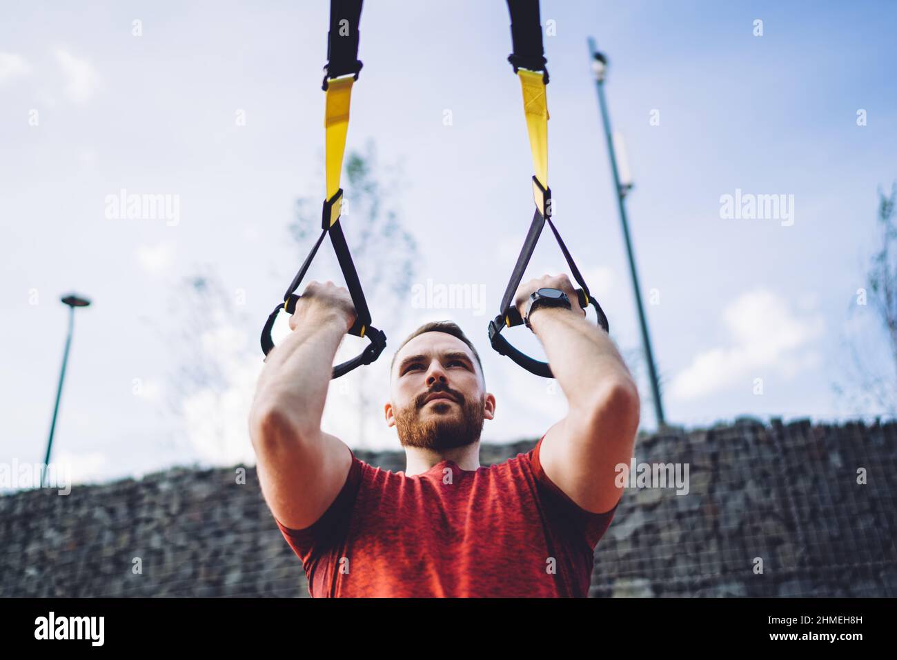 Trx straps hi-res stock photography and images - Alamy