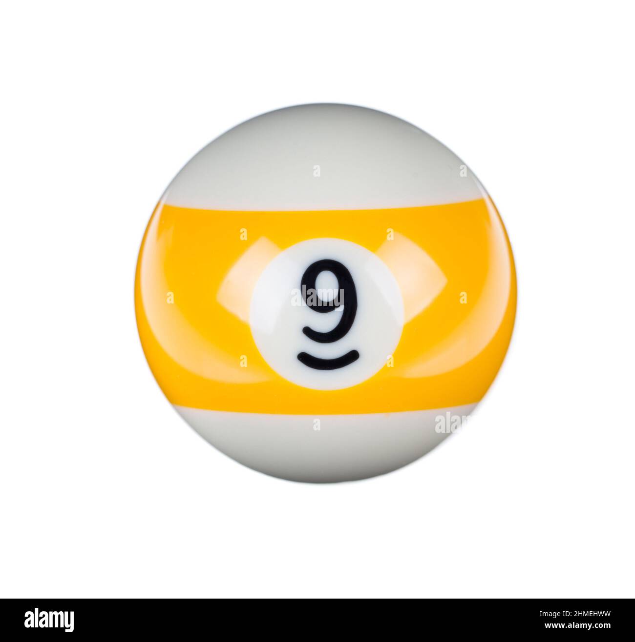 shiny ball for billiard isolated on white background Stock Photo - Alamy