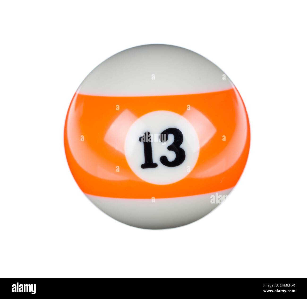shiny ball for billiard isolated on white background Stock Photo - Alamy