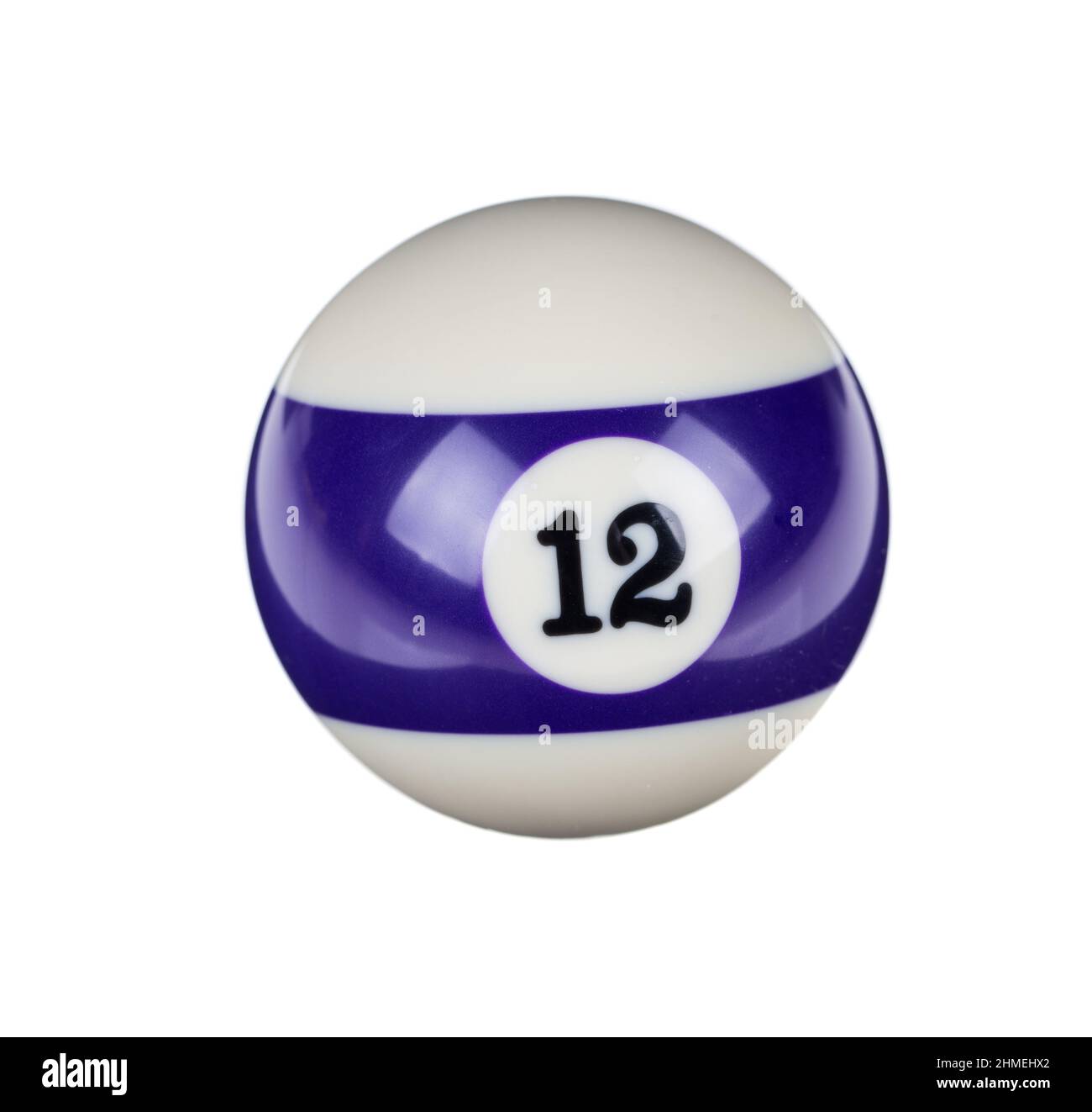 shiny ball for billiard isolated on white background Stock Photo - Alamy