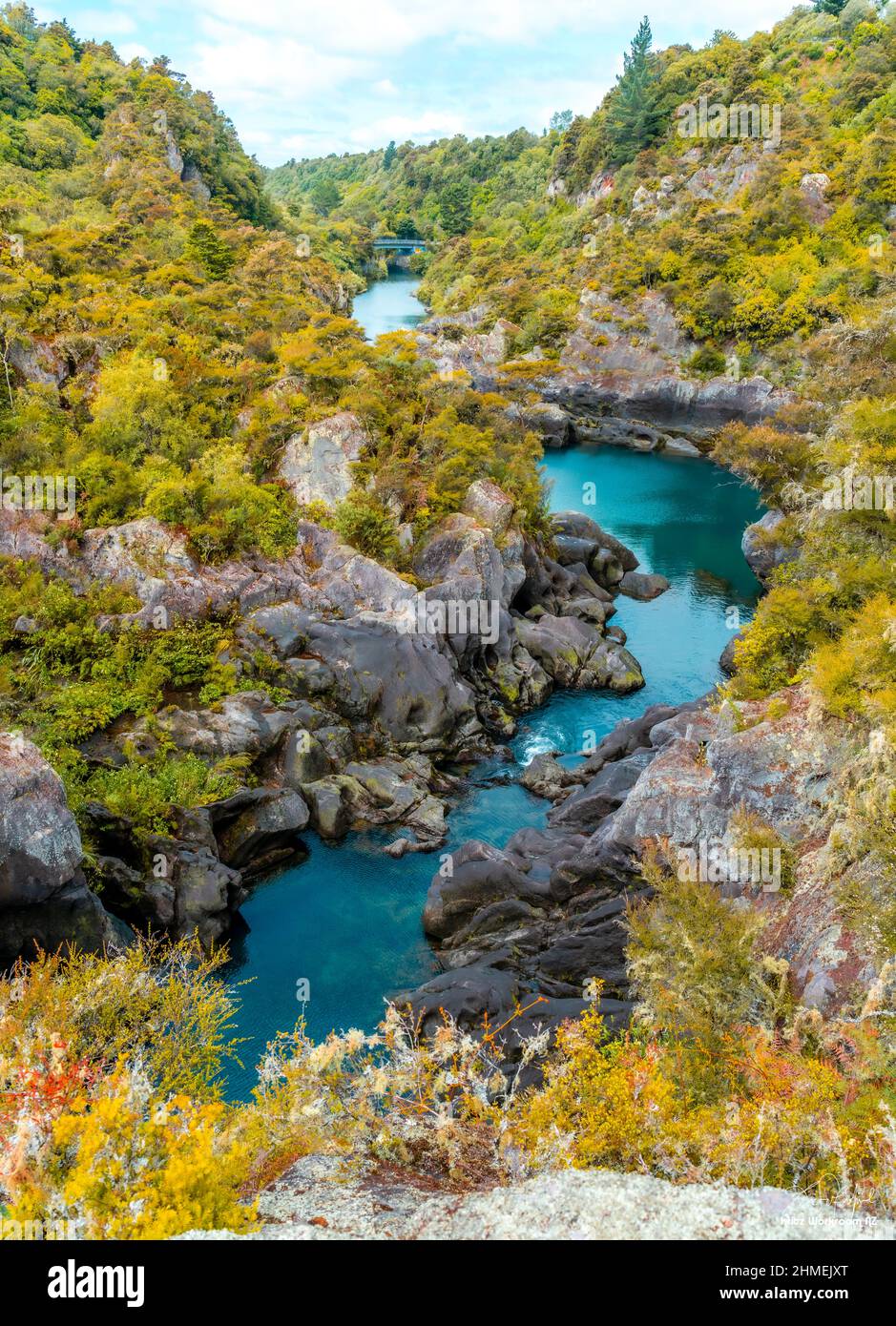 Amazing Aratiatia Rapids in Rotorua Stock Photo - Alamy