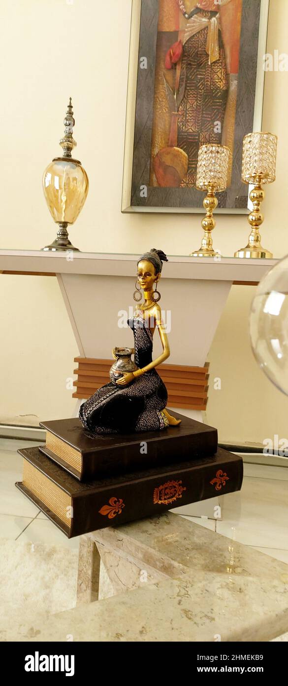 Decoratives objects, living room Stock Photo - Alamy