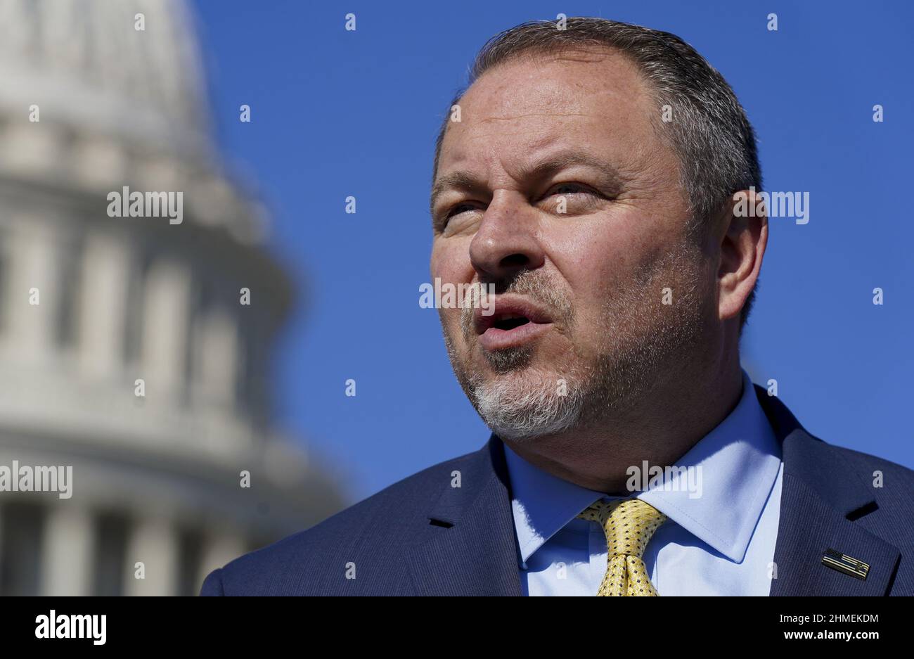 Jim Burch, President of the National Police Foundation, speaks during a ...