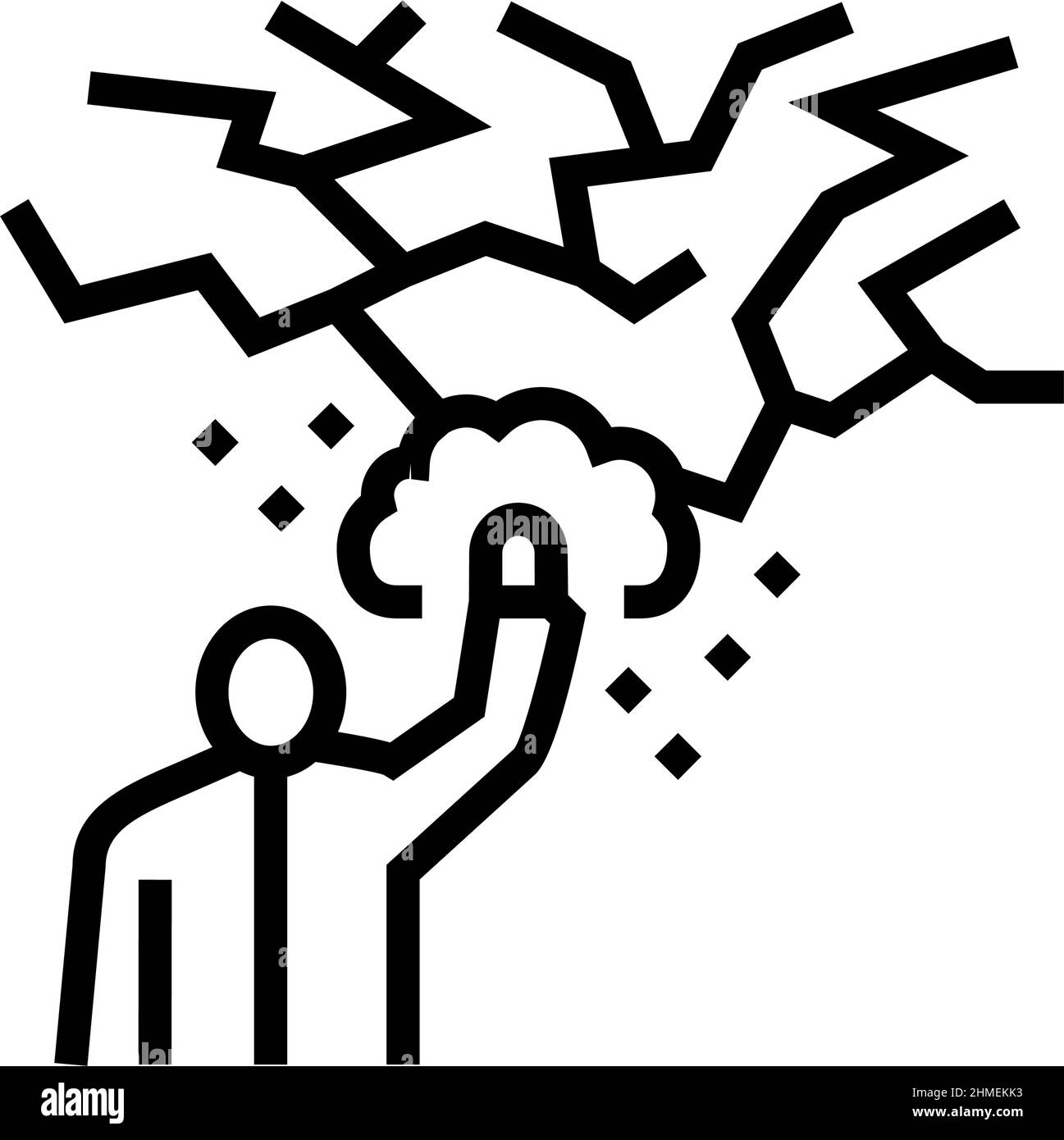 magic focus line icon vector illustration Stock Vector Image & Art - Alamy