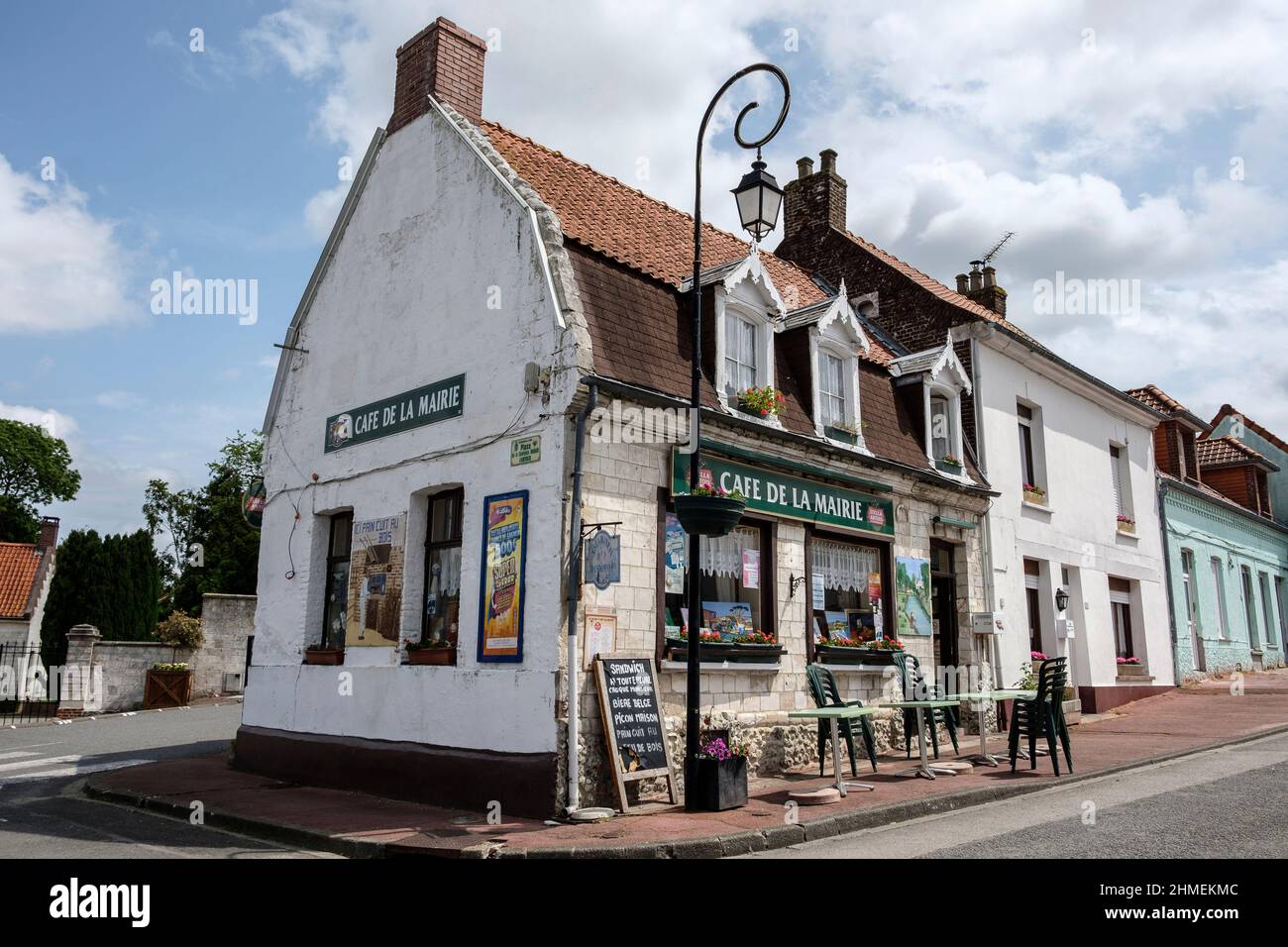 Estaminet a Tournehem-sur-la-Hem Typical tavern of the northern France ...