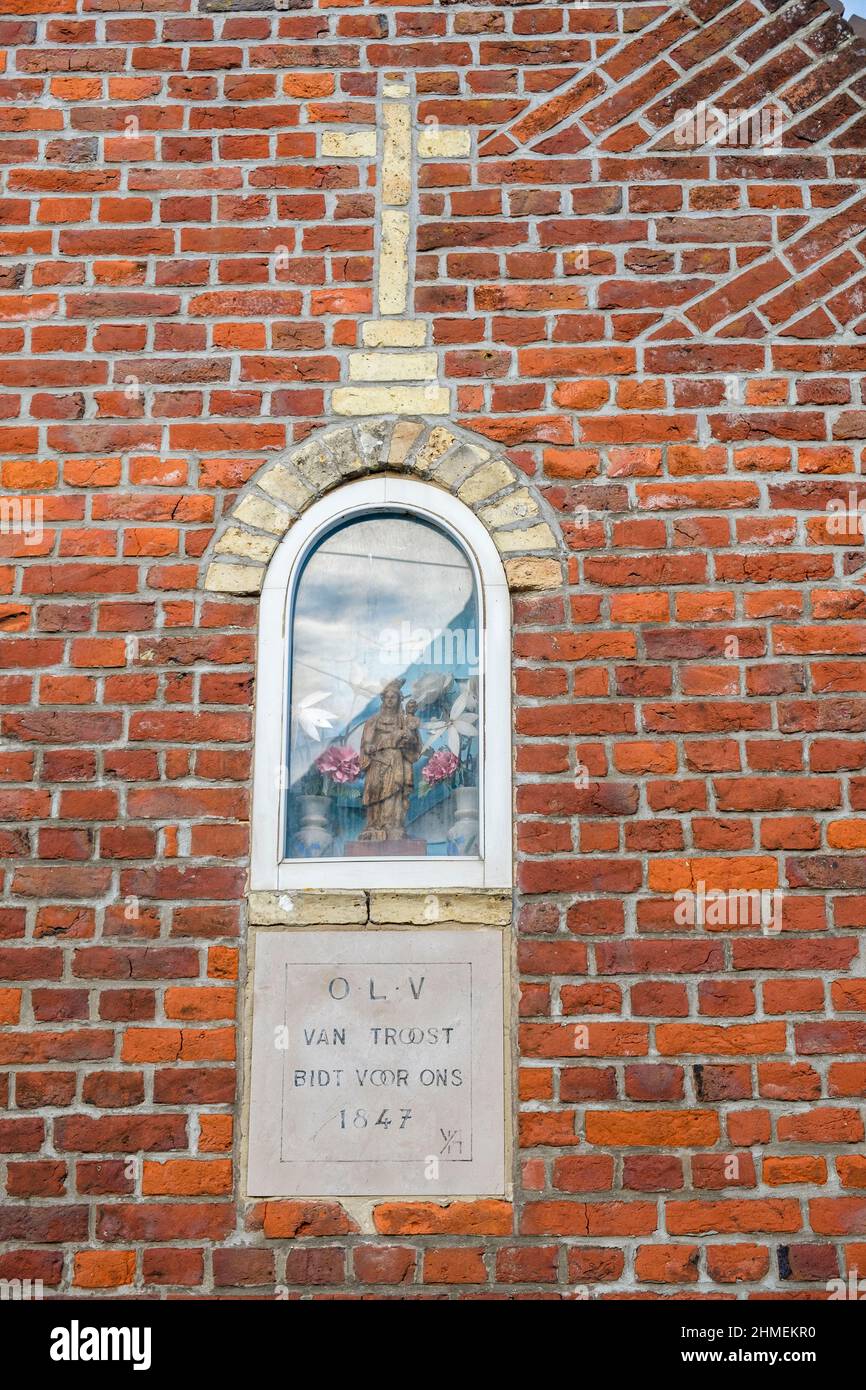 Buysscheure est un village typique du Nord où les maisons ont les ...