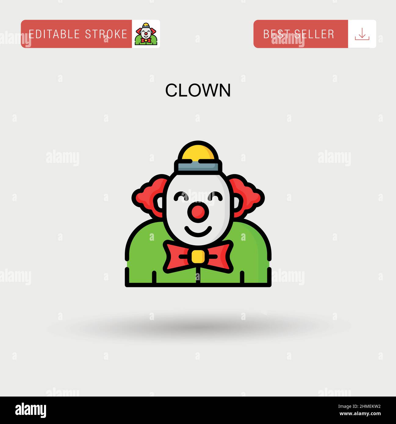 Clown circus illustration Stock Vector Images - Alamy
