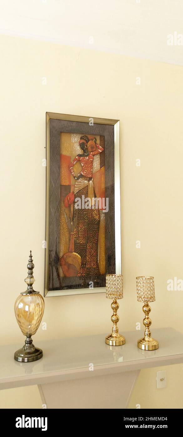 Decoratives objects, living room Stock Photo - Alamy