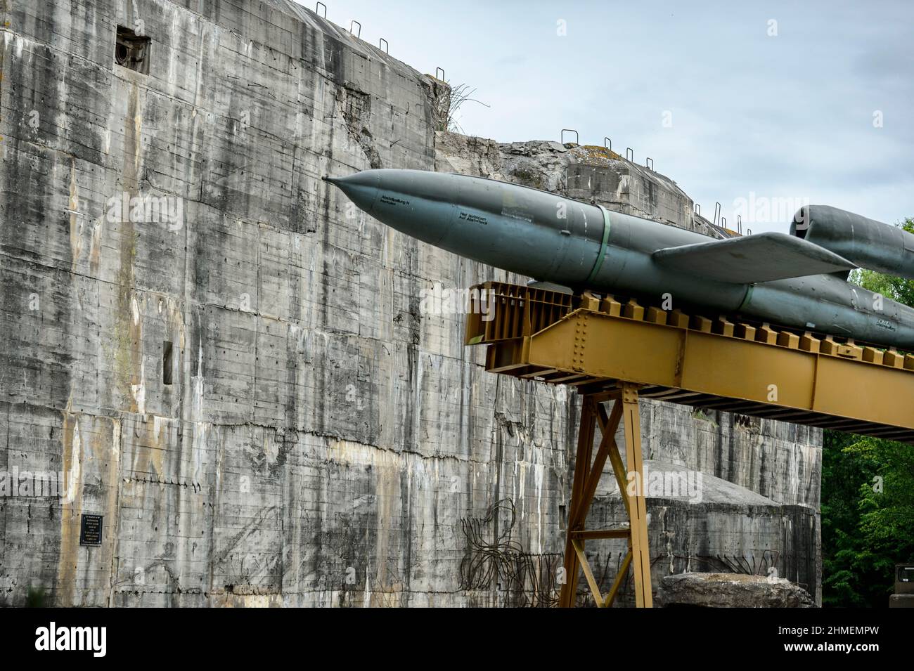 Le blockhaus allemand est une base secrete ou Hitler voulait faire ...