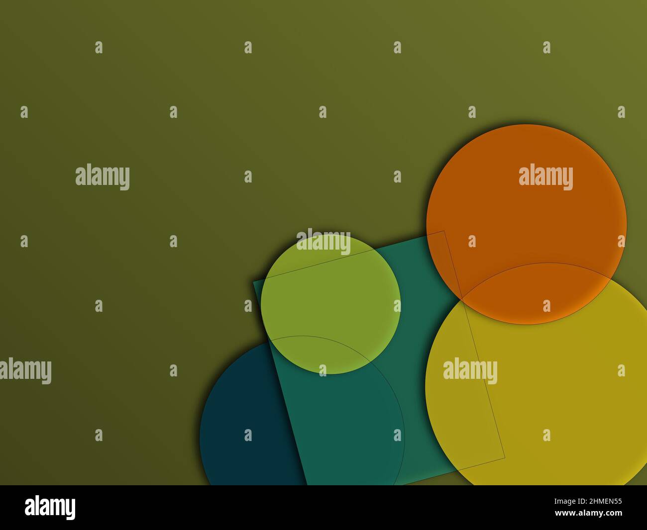 Illustration of abstract shapes background Stock Photo - Alamy