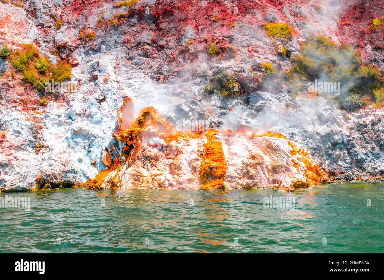 Amazing Waimangu Volcanic Valley in Rotorua Stock Photo - Alamy