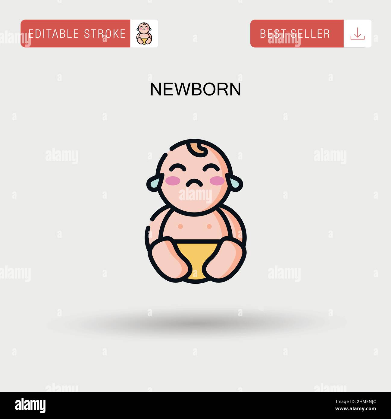 Newborn Stock Vector Images - Alamy