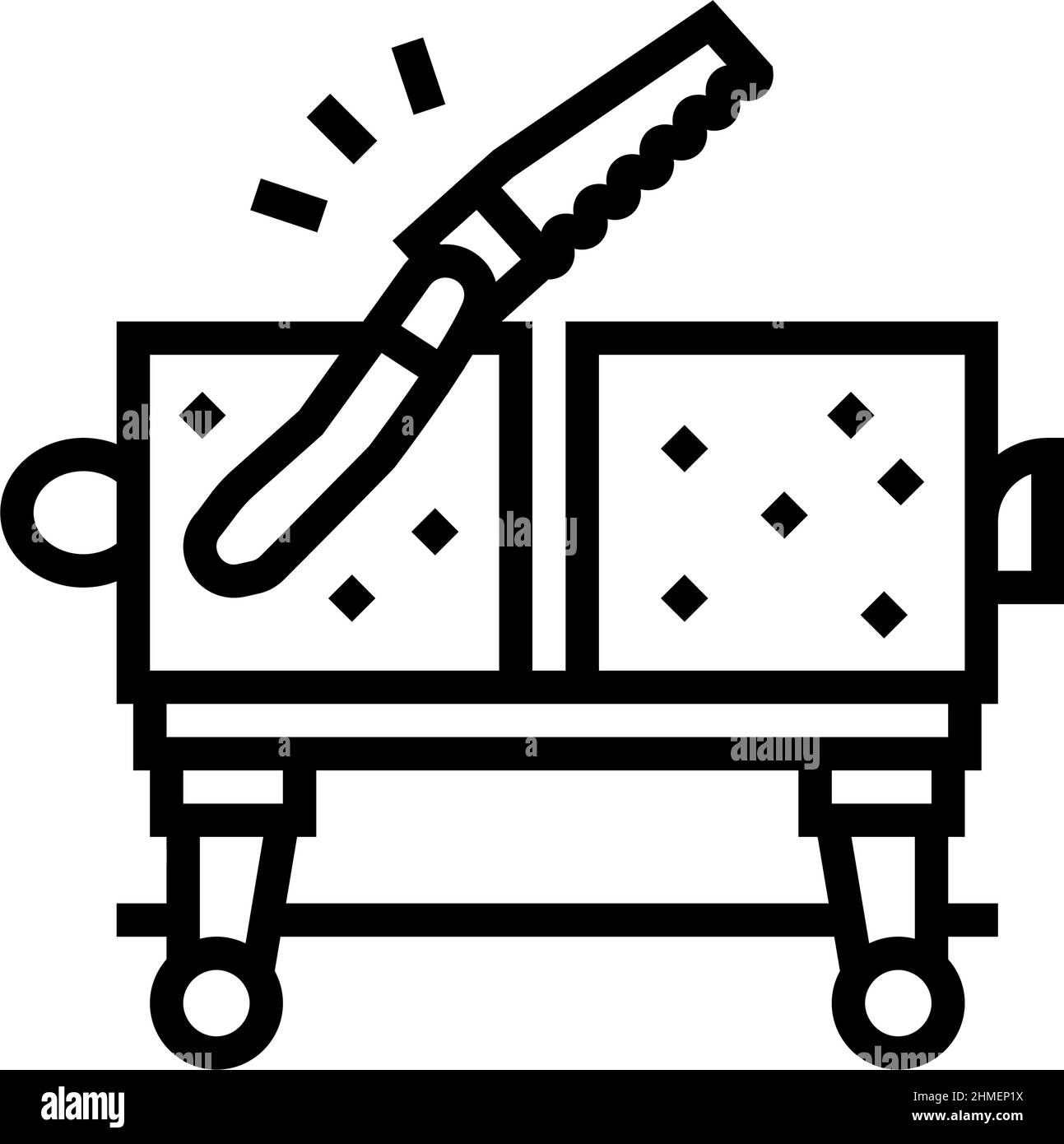 illusion magic line icon vector illustration Stock Vector Image & Art ...